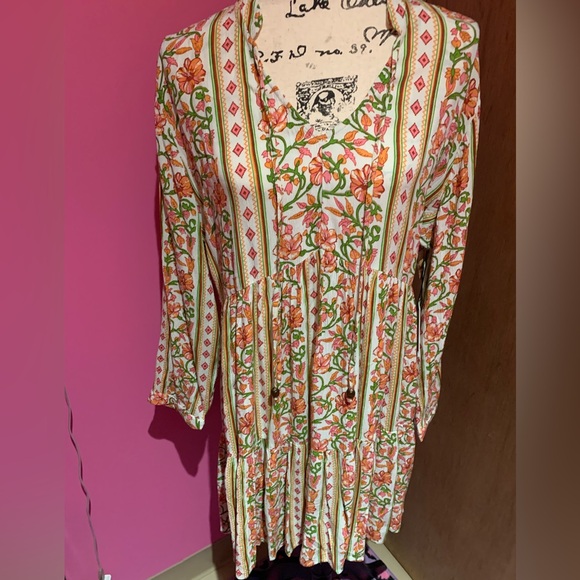 Japna | Dresses | Boho Cottagecore Dress Size M Nwt | Poshmark